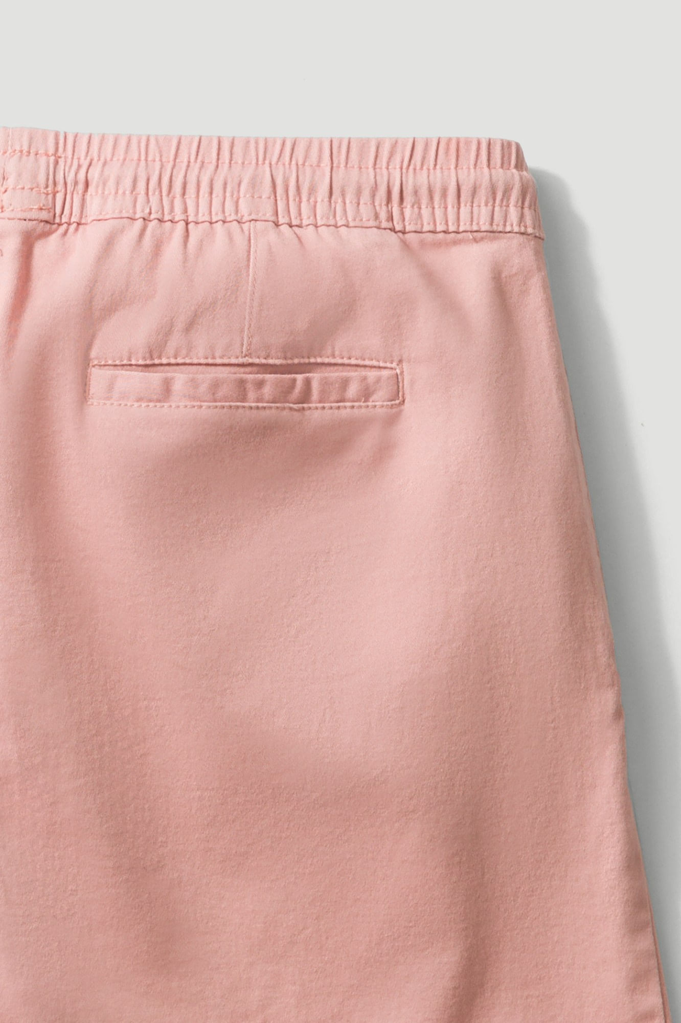 BERMUDA SARJA ALGODÃO ROSA